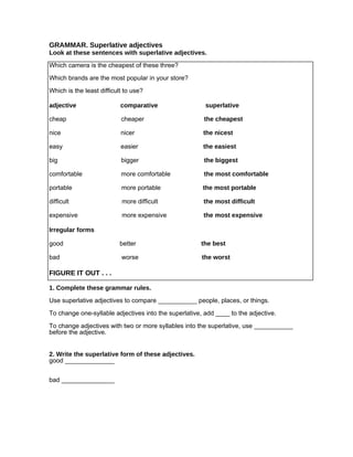Guide for the final english exam level 2 | DOC