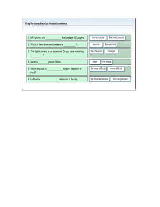 Guide for the final english exam level 2 | DOC