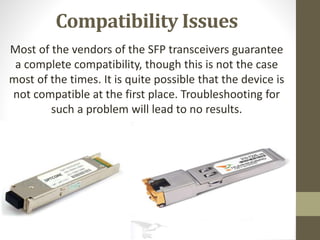 Guide for transceiver troubleshooting | PPT