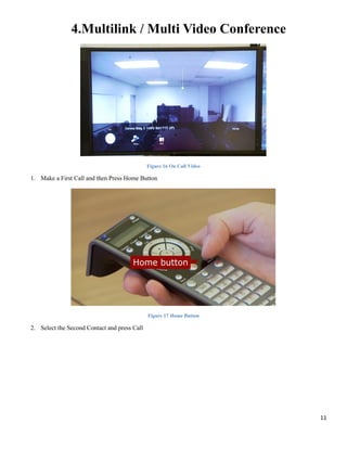 Polycom HDX 7000 Video Conference Instructions | PDF