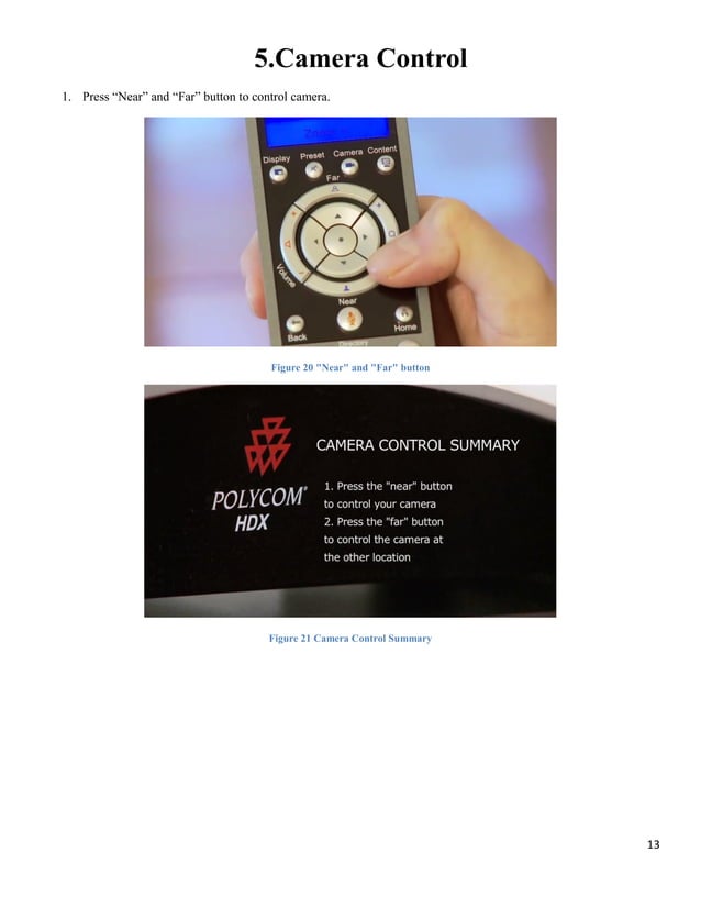 Polycom HDX 7000 Video Conference Instructions | PDF