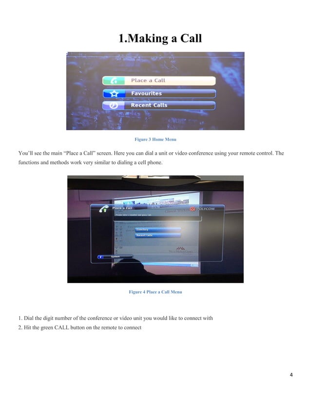 Polycom HDX 7000 Video Conference Instructions | PDF