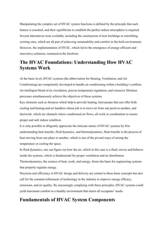 Guide HVAC Systems: Basics, How They Work, and HVAC Types | PDF