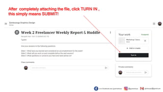 Quick Guide on How to submit assignments in Google Classroom | PPTX