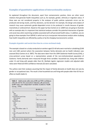 Incorporating Intersectionality in Evaluation of Policy Impacts on ...
