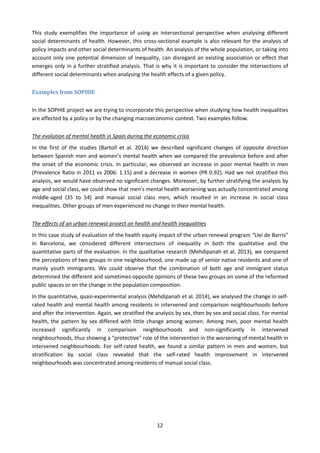Incorporating Intersectionality in Evaluation of Policy Impacts on ...