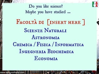 COMPLETE GUIDE : Your Italian CV | PPTX