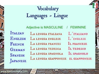 COMPLETE GUIDE : Your Italian CV | PPTX