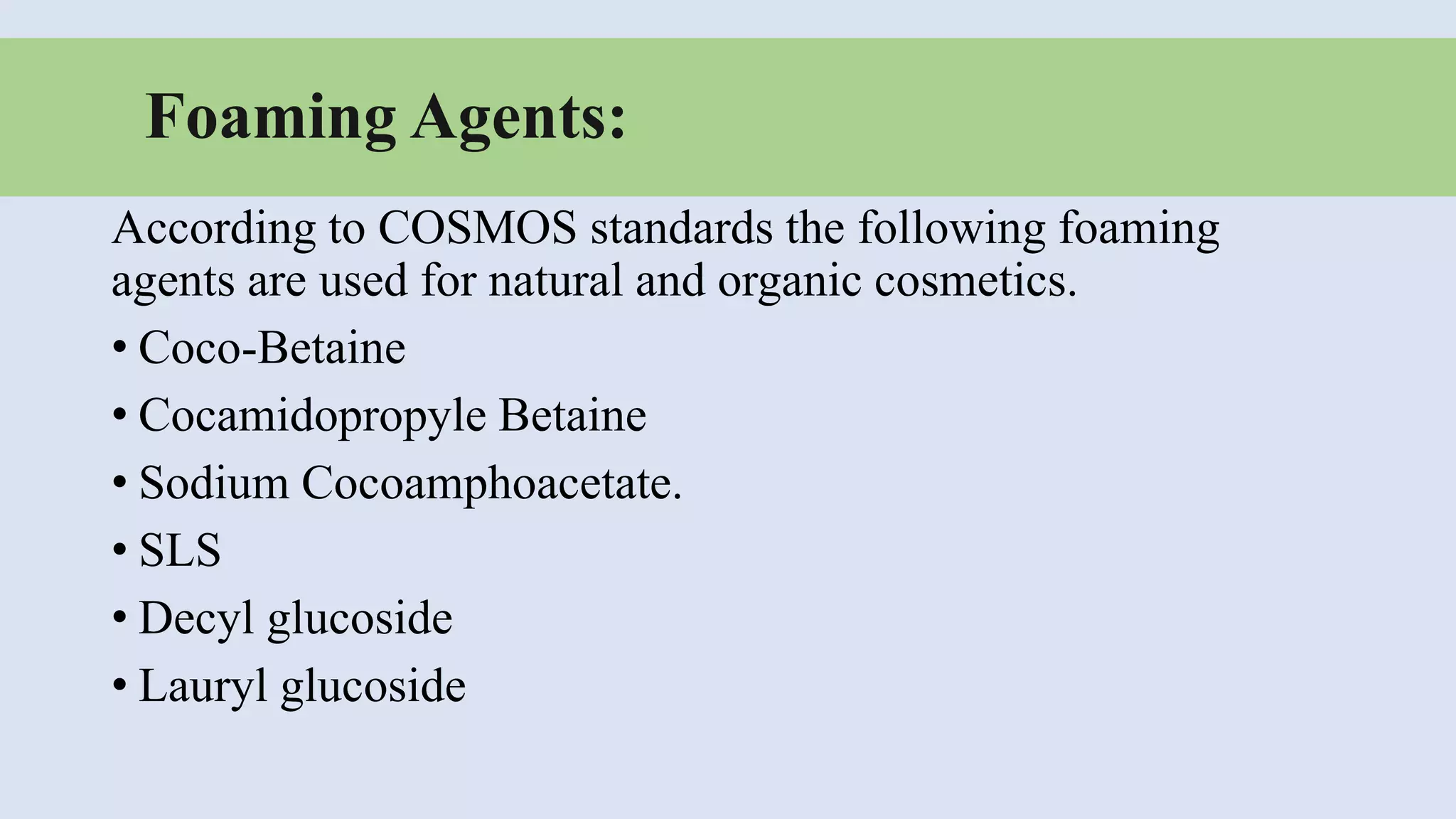 review of guidelines for herbal cosmetics by private bodies like cosmos with respect to ...