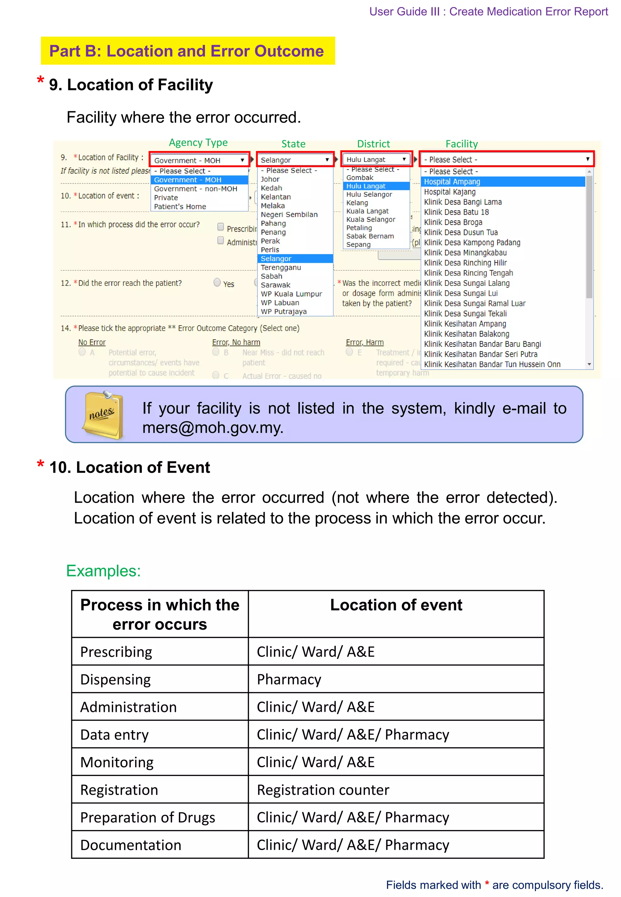 guideline medication error reporting system | PDF