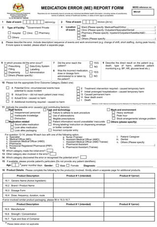 guideline medication error reporting system | PDF