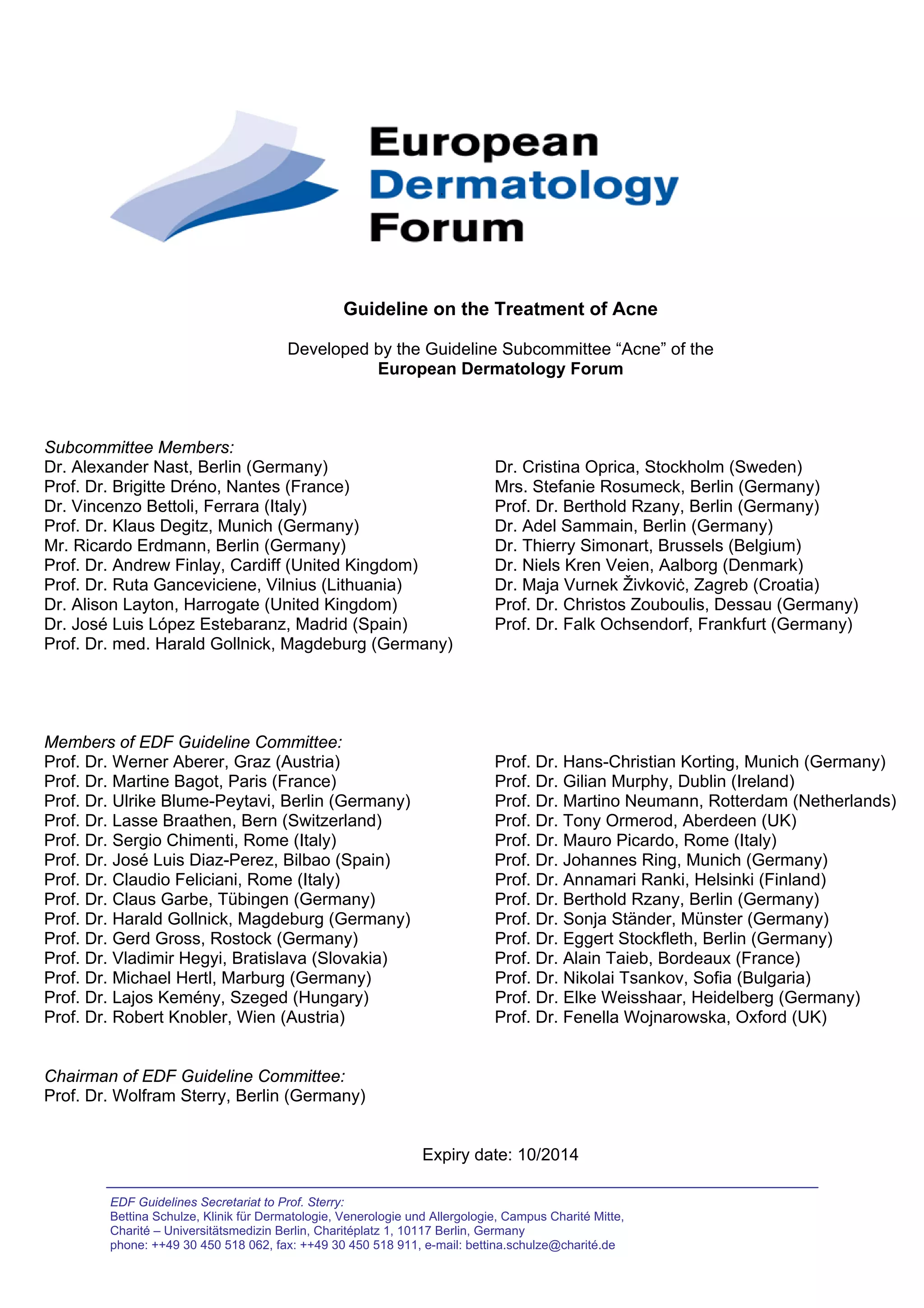 Guideline on-the-treatment-of-acne | PDF