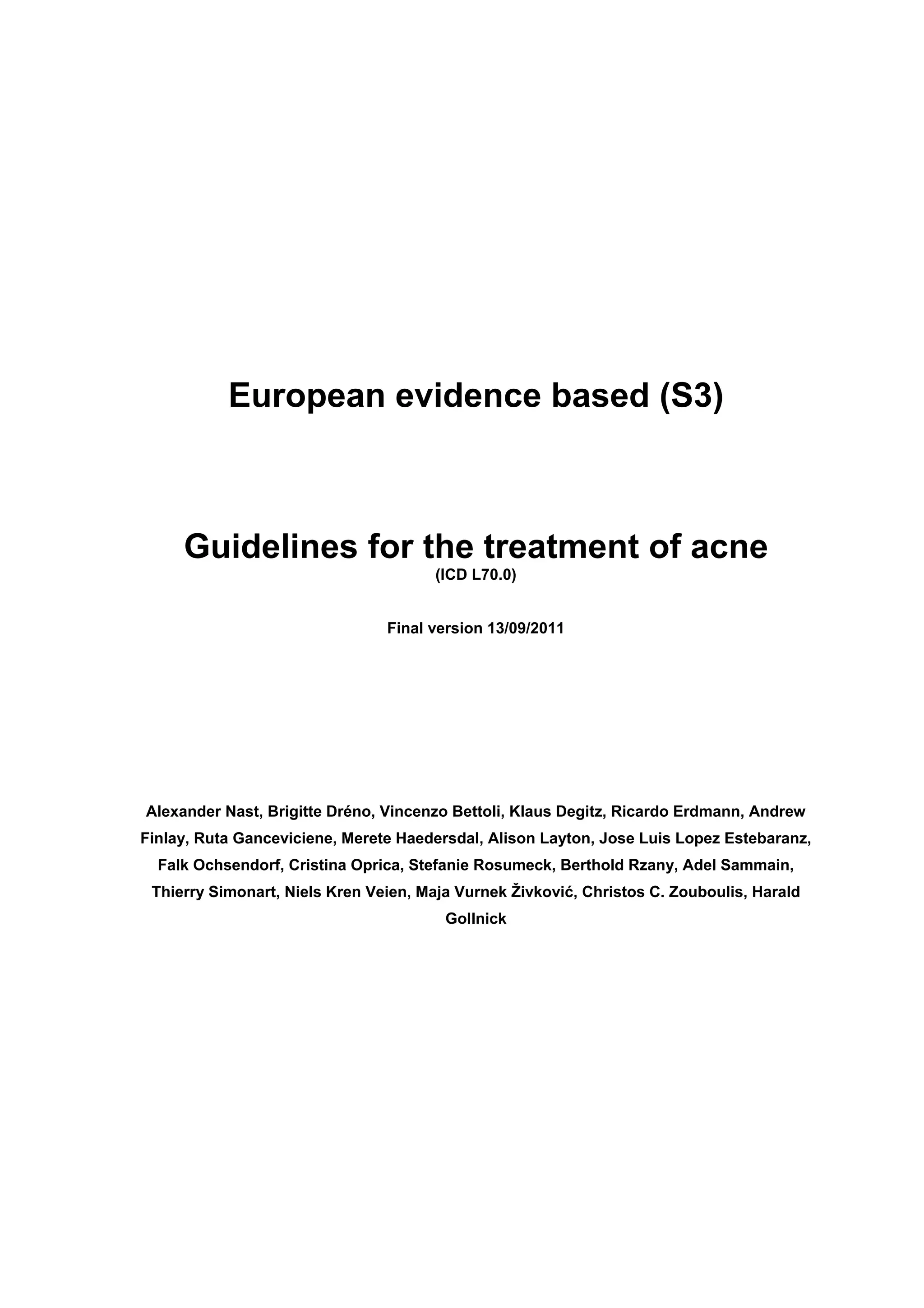 Guideline on-the-treatment-of-acne | PDF