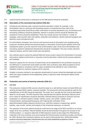 Guideline on plasmid DNA vaccines for veterinary use - Draft | PDF
