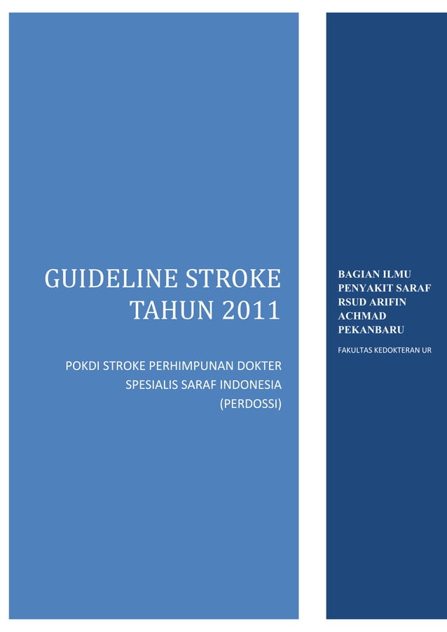 Guideline stroke-2011 | PDF