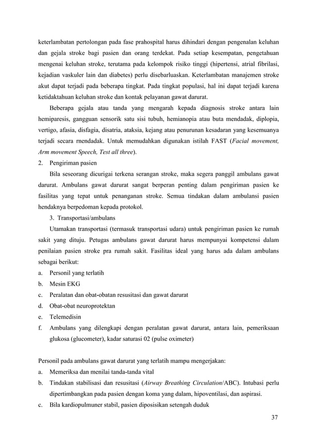 Guideline stroke-2011 | PDF