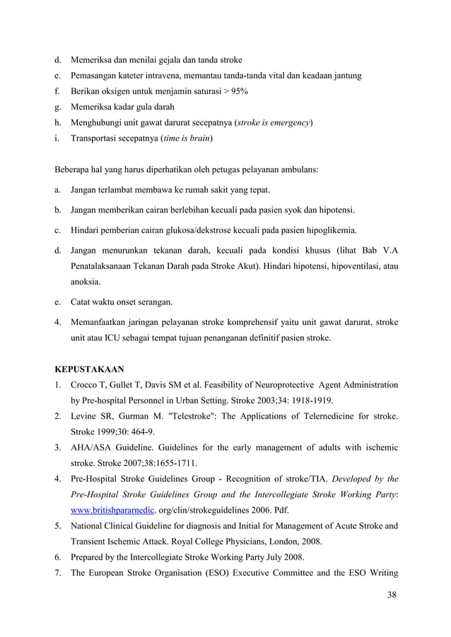 Guideline stroke-2011 | PDF