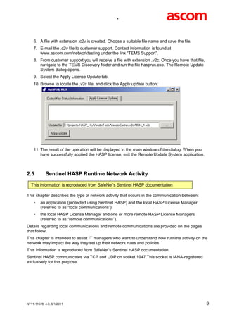 Guide line tems discovery 3.1 hasp licese | PDF