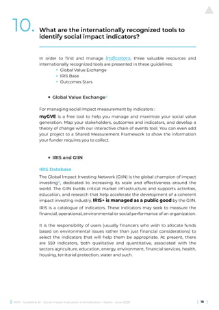 GUIDELINE: SOCIAL IMPACT EVALUATION AND INDICATORS | PDF