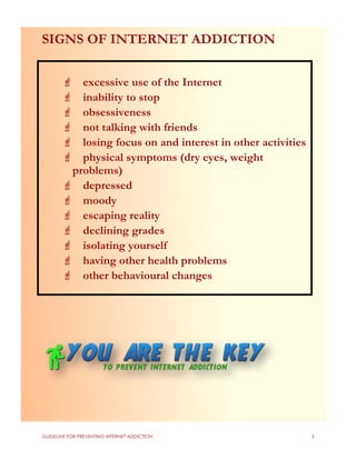 Guideline for preventing internet addiction | DOC | Internet Safety ...