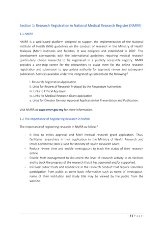 GUIDELINES ON CONDUCTING CLINICAL RESEARCH IN HOSPITAL KUALA LUMPUR | PDF