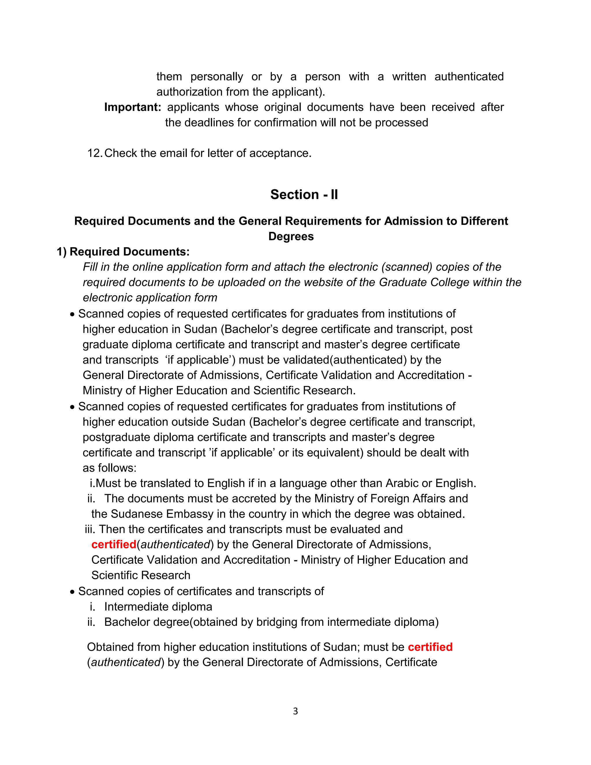 Guideline for applicant | PDF