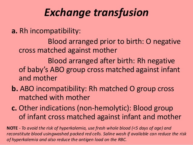Newborn Transfusion