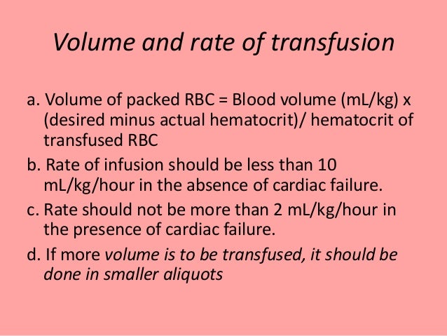 Rbc Transfusion Thresholds , Red Blood Cell Transfusion – RRZC