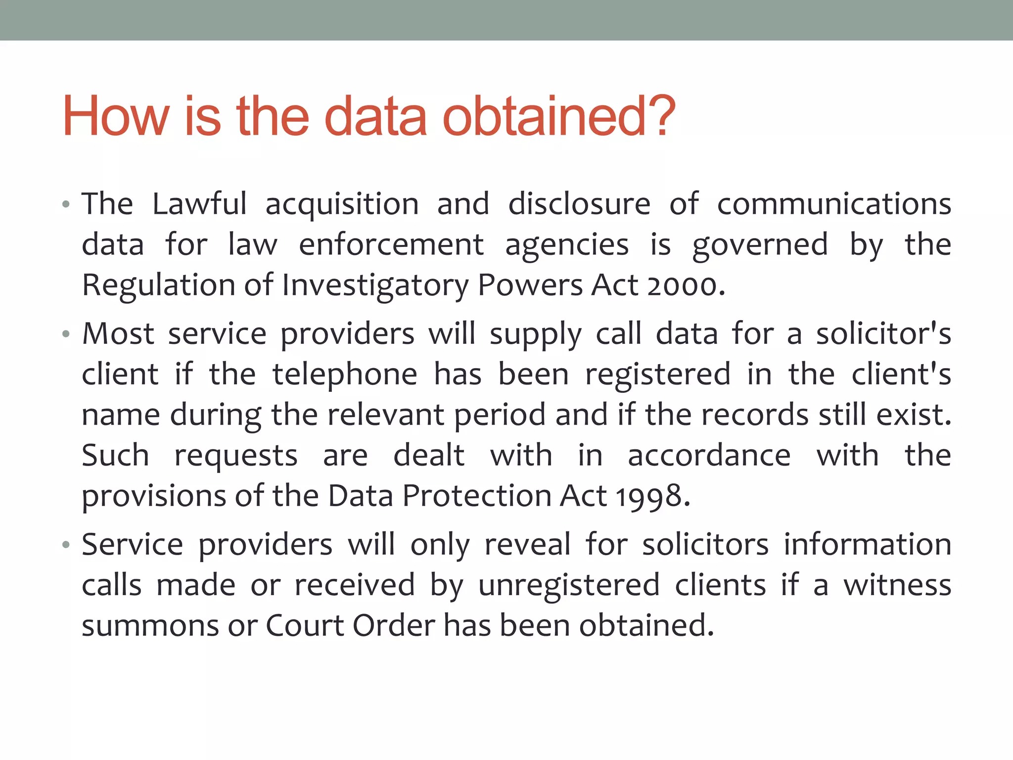 Guideline for Call Data Record Analysis by Raghu Khimani | PPTX
