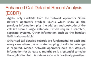 Guideline for Call Data Record Analysis by Raghu Khimani | PPTX