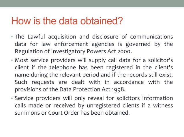 Guideline for Call Data Record Analysis by Raghu Khimani | PPTX