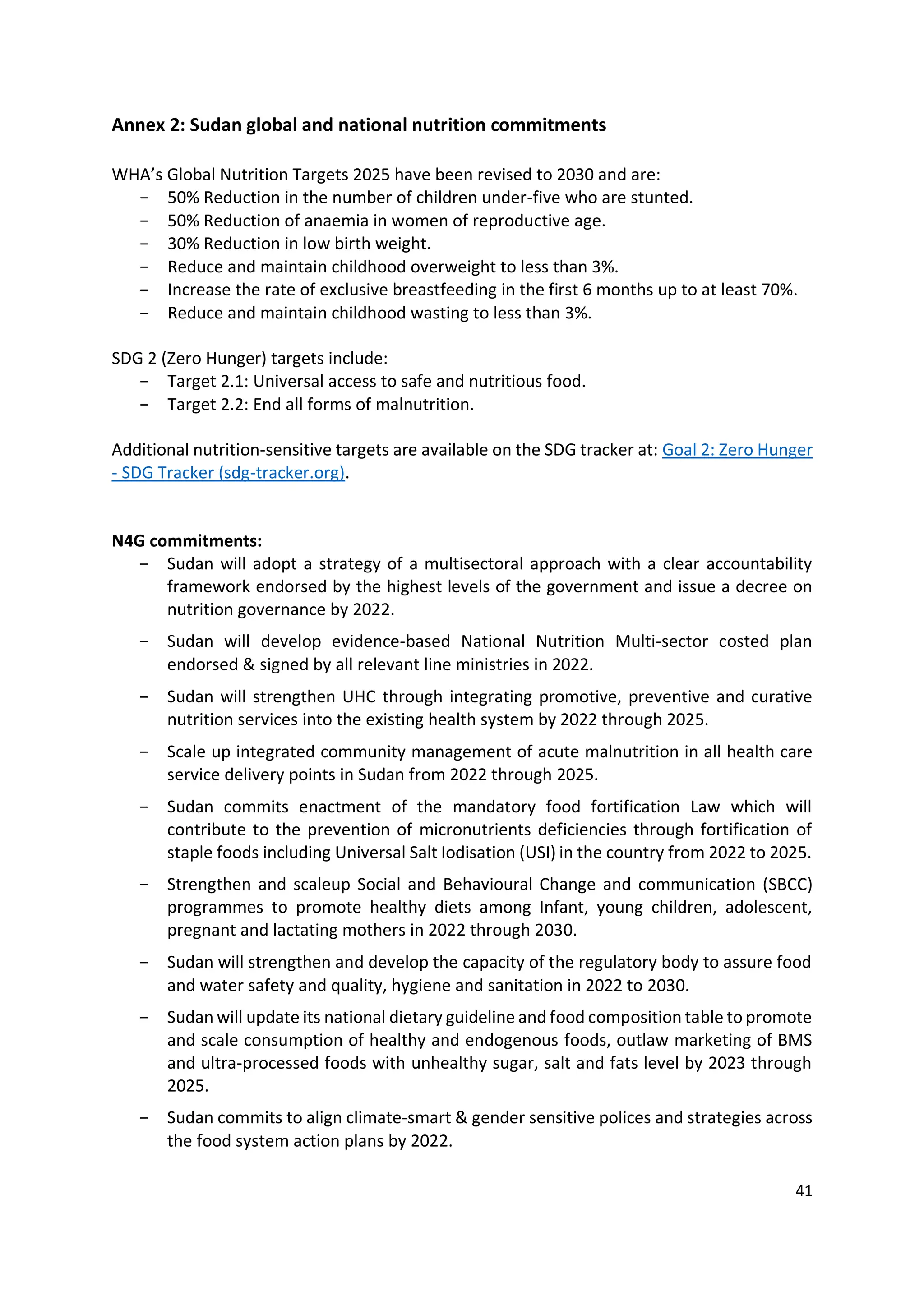Guideline for developing National Multisectoral Nutrition Plans for Sudan Final - English (1 ...