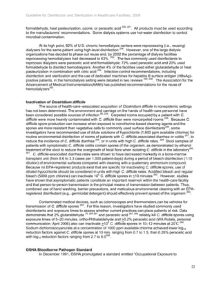 Guideline for disinfection and sterilization in healthcare facilities ...