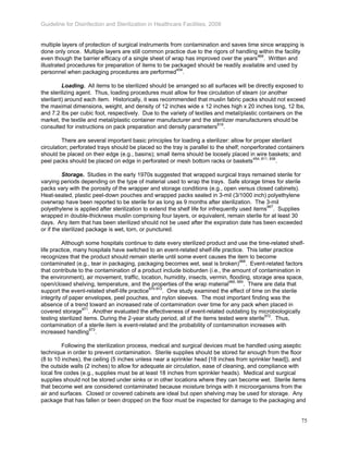 Guideline for disinfection and sterilization in healthcare facilities ...