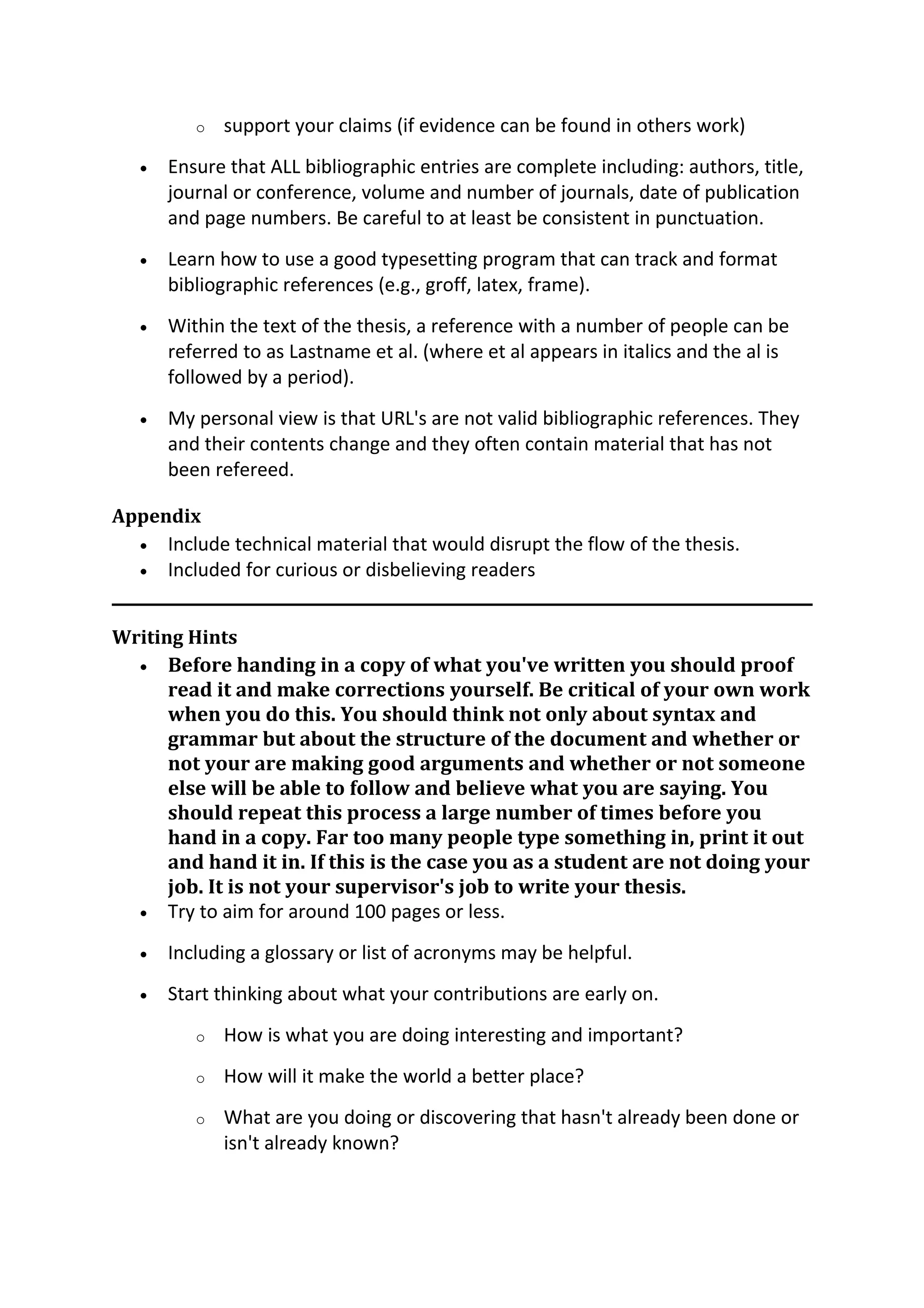 Guideline for dissertation | DOC