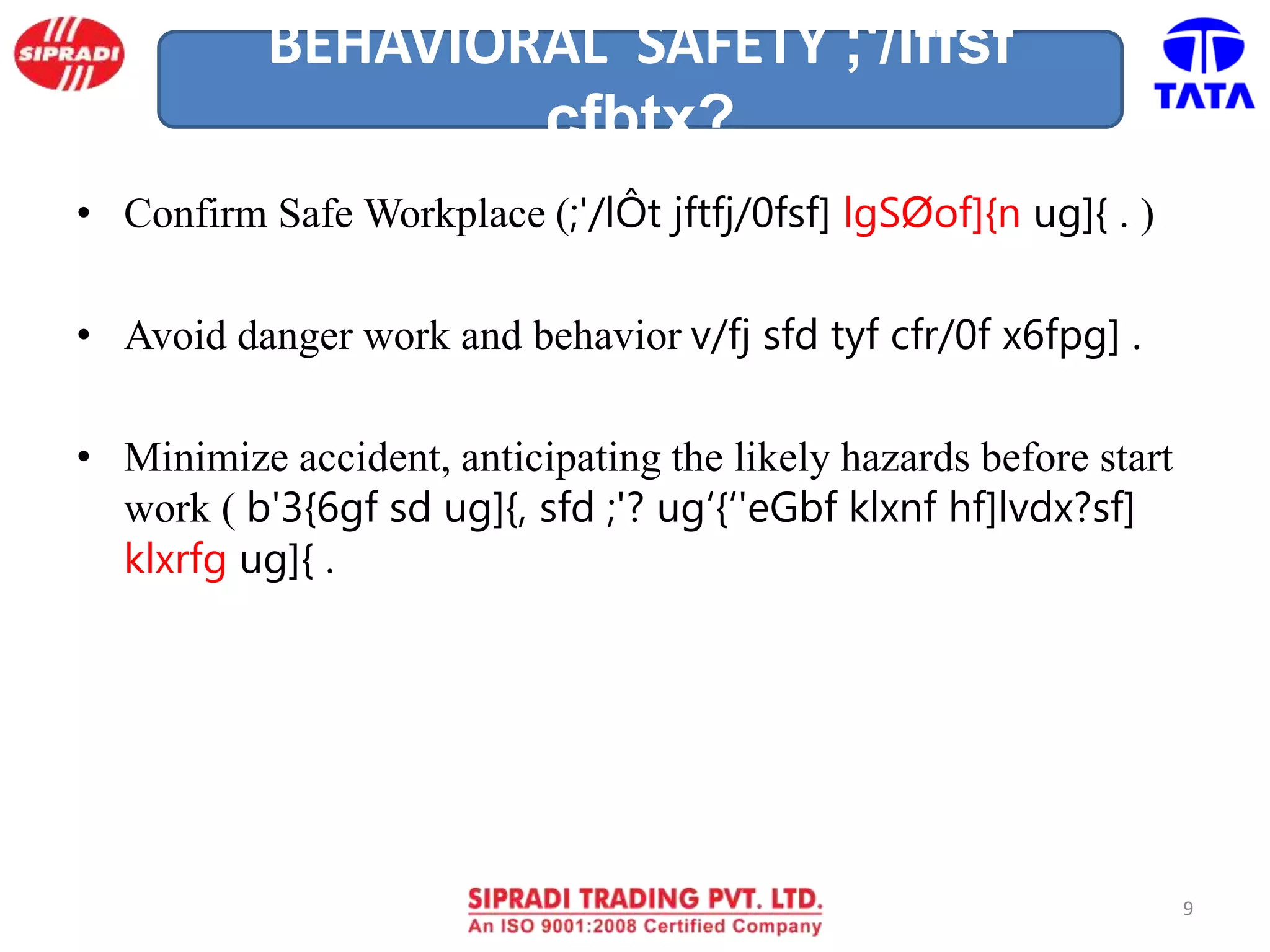 GUIDE LINE FOR HEALTH SAFETY 23Oct18.pptx