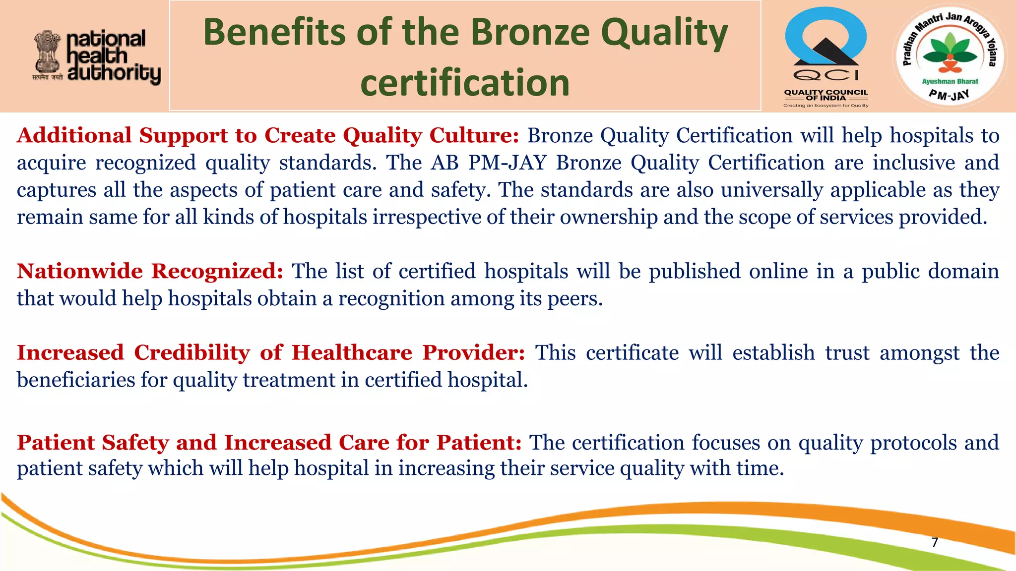 Guideline for How to Achieve Bronze Quality Certificate | PDF
