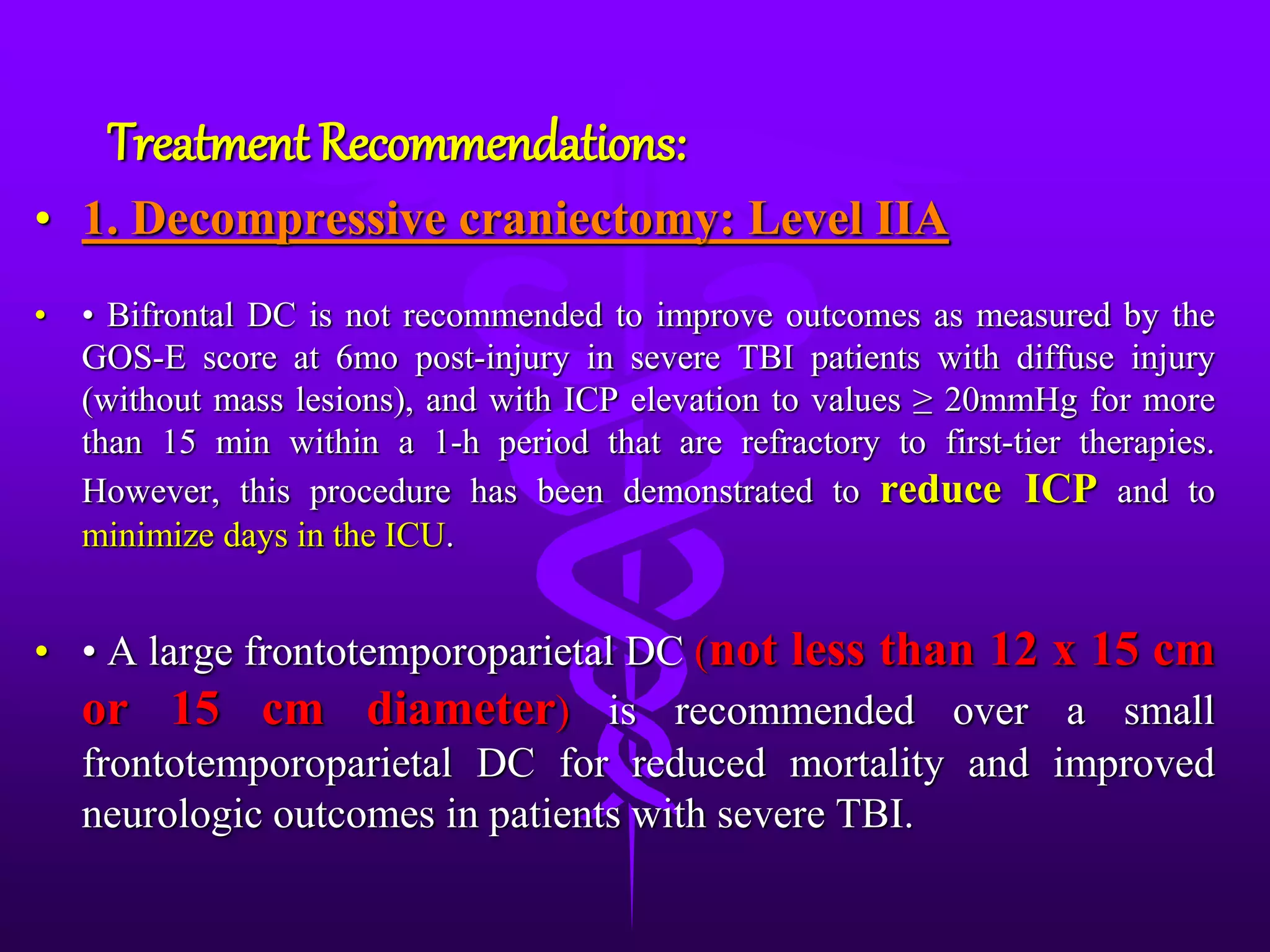 Guideline for management of TBI by Dr.sagor | PPTX
