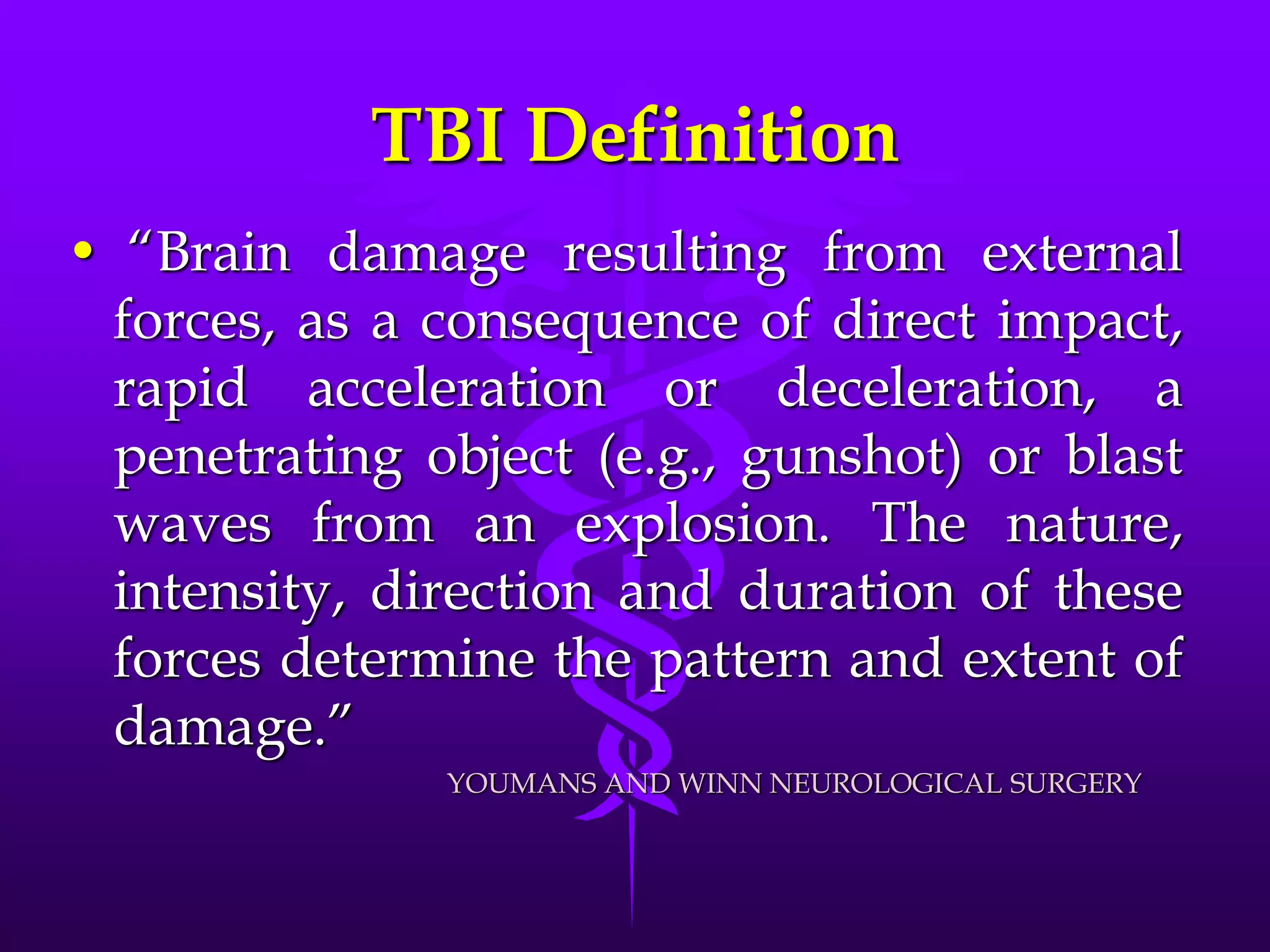 Guideline for management of TBI by Dr.sagor | PPTX