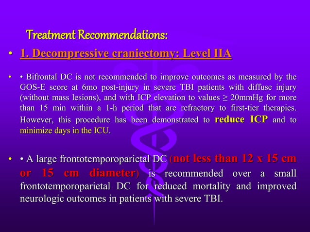 Guideline for management of TBI by Dr.sagor | PPTX