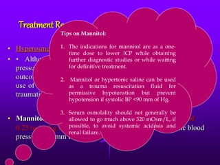 Guideline for management of TBI by Dr.sagor | PPTX