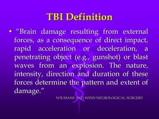 Guideline for management of TBI by Dr.sagor | PPTX