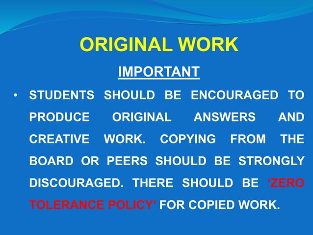 Guideline for teachers notebook checking.ppt | Educational Assessment ...