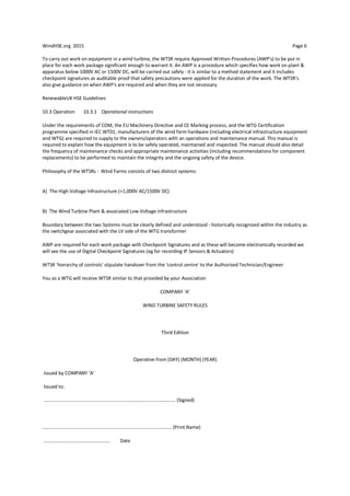Guideline for the certification of wind turbine service technicians ...