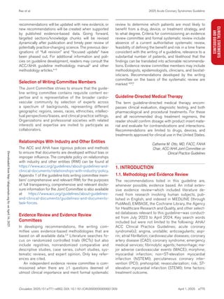 Guideline for The Management of ACS Update | PDF