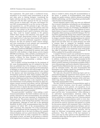 Guideline for the treatment of rheumatoid arthritis 2015 | PDF