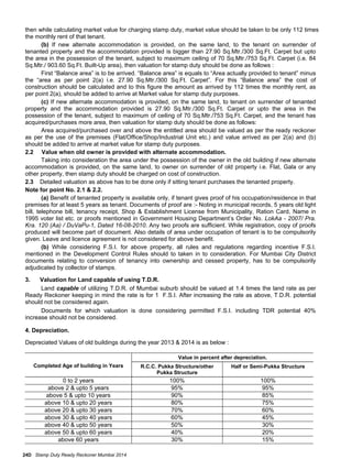 Guideline instruction (valuation factor) & new construction cost for ...
