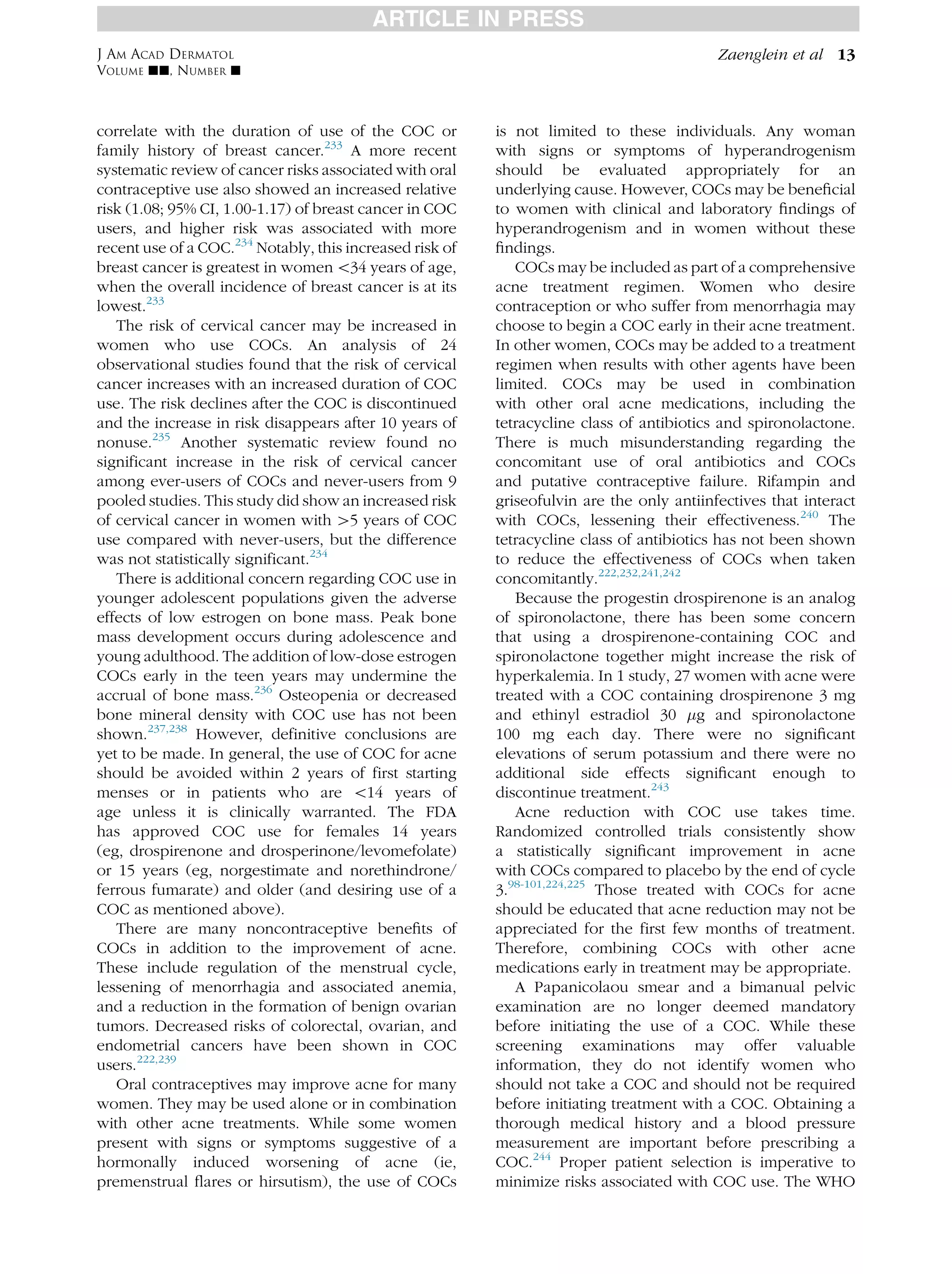 Guideline management of acne 2016 | PDF