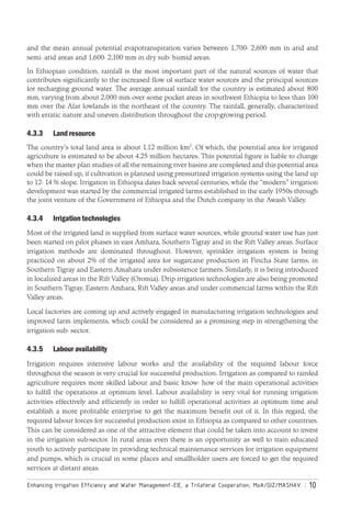 Guideline on Irrigation Agronomy-Ethiopia, 2011 | PDF