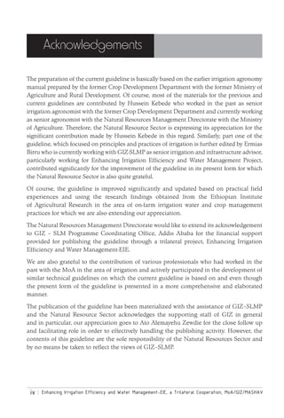 Guideline on Irrigation Agronomy-Ethiopia, 2011 | PDF